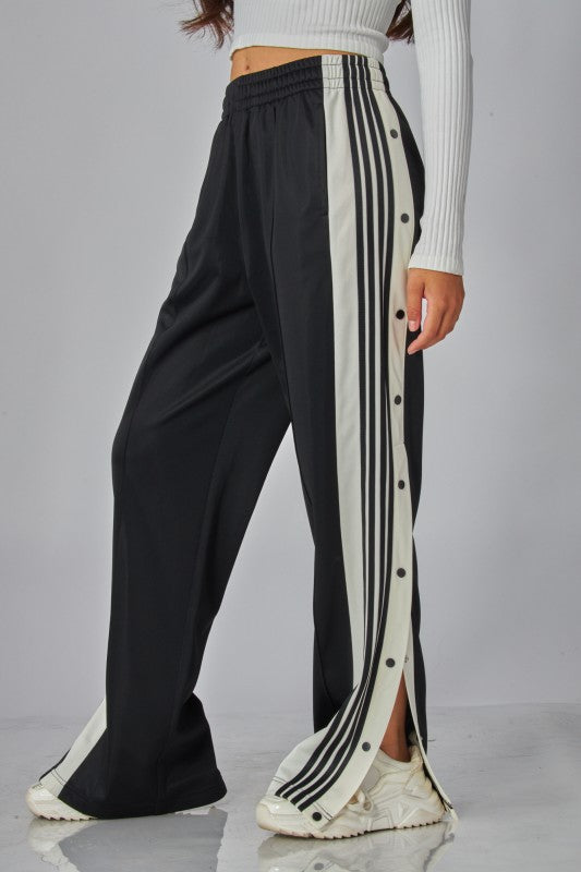 Side Snap Track Pants – Walk In Closet by Ava W